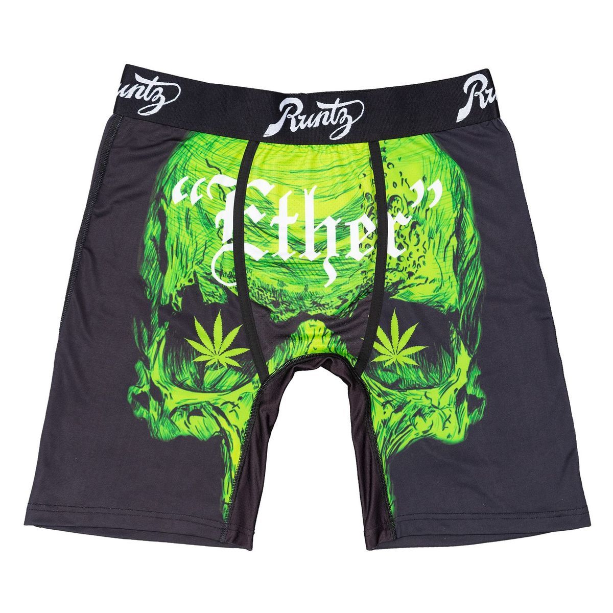 ETHER UNDERWEAR - BLACK & GREEN – RuntzWorldWide