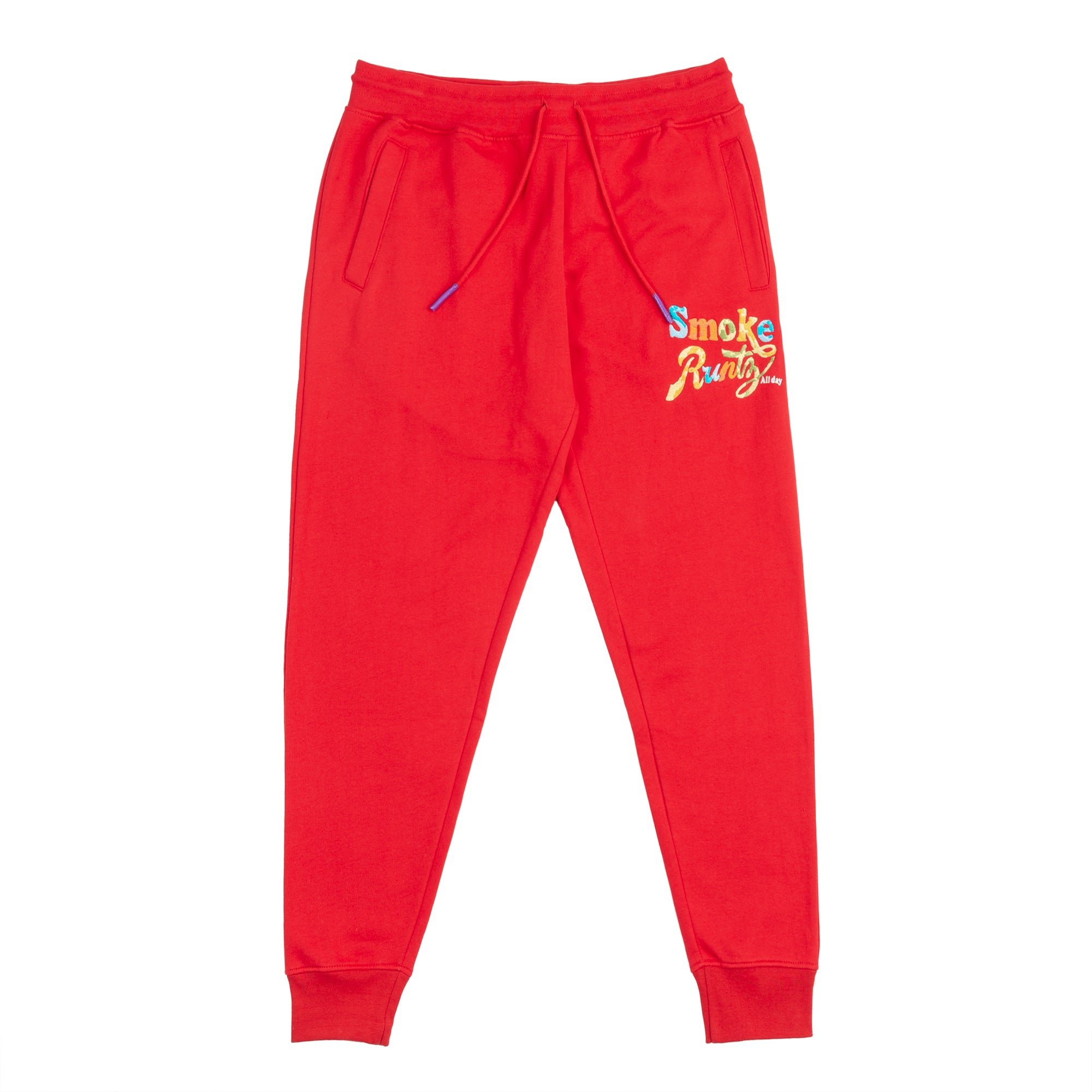 SMOKE RUNTZ JOGGER - RED – RuntzWorldWide