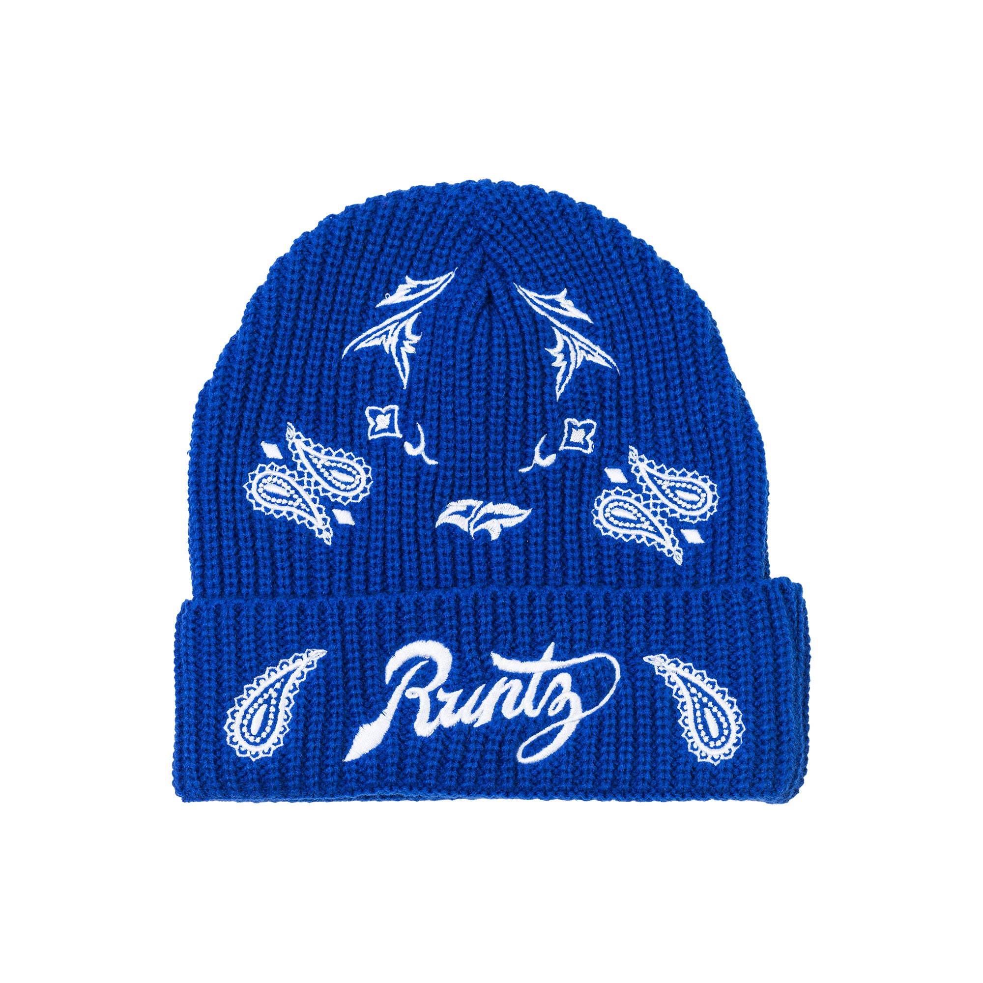 RUNTZ BANDANA BEANIE - ROYAL – RuntzWorldWide