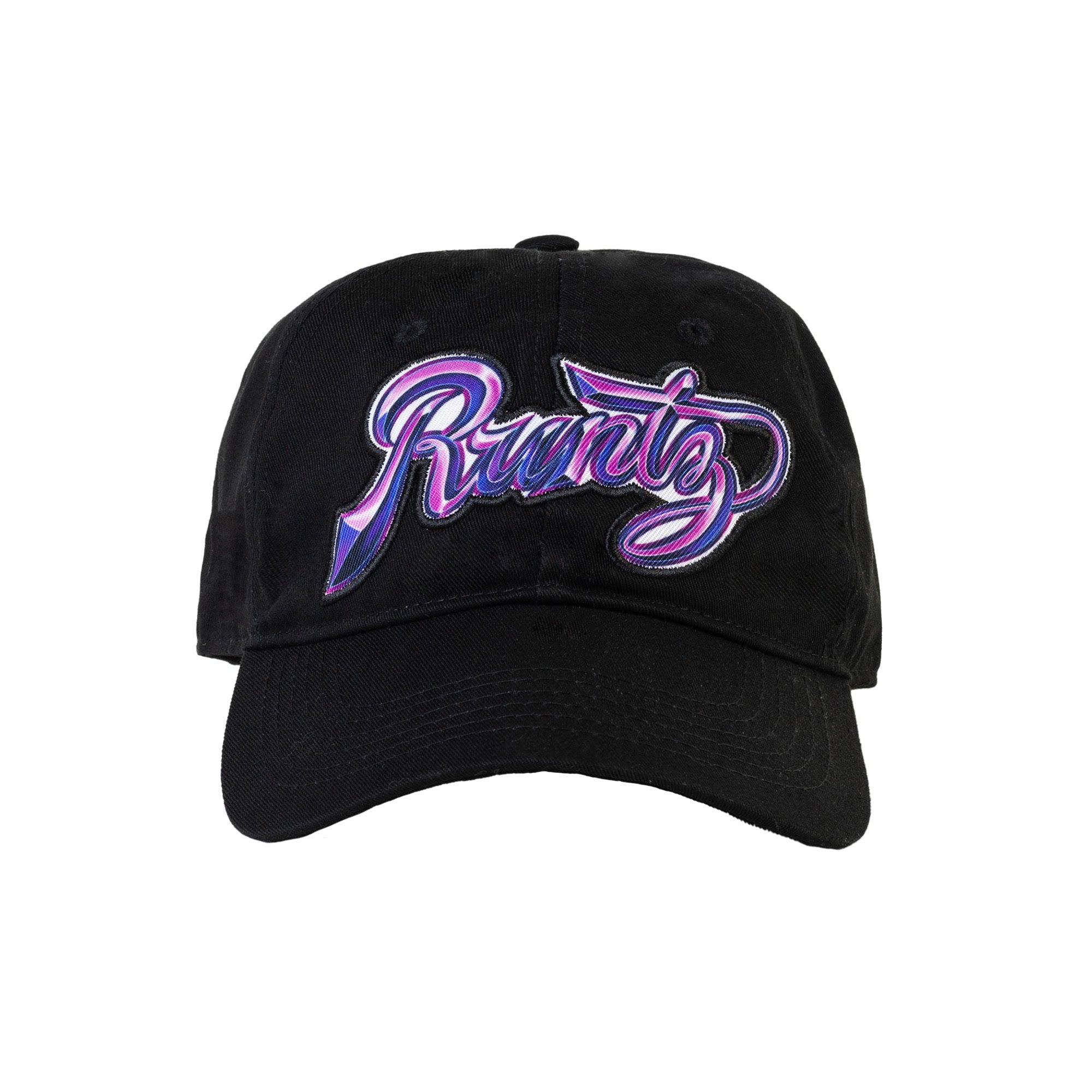 CHROME SCRIPTS HAT - BLACK & PURPLE – RuntzWorldWide
